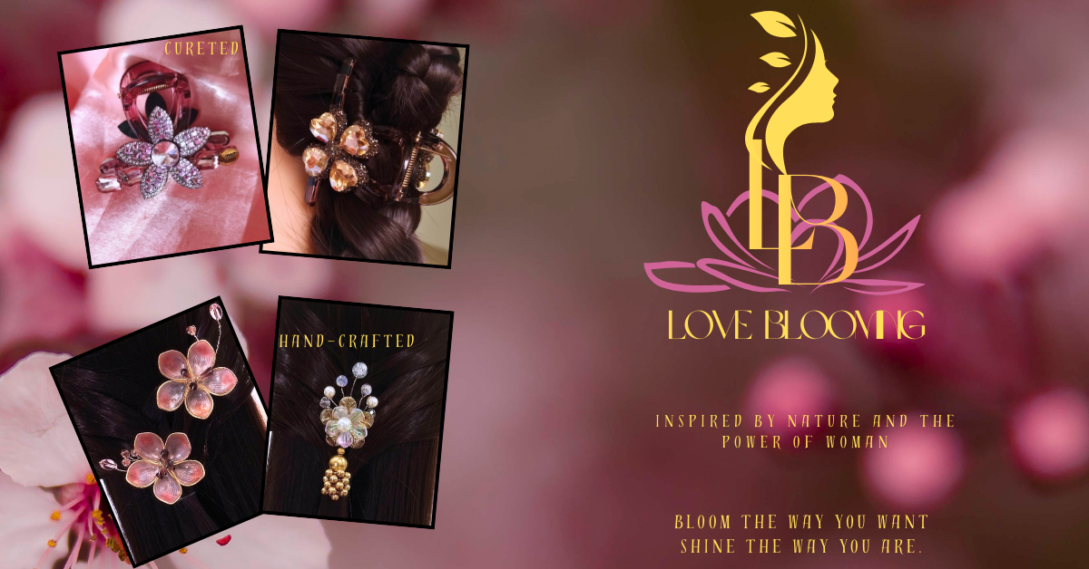 Love Blooming | Flower-Inspired Hair Accessories for Blooming Women.